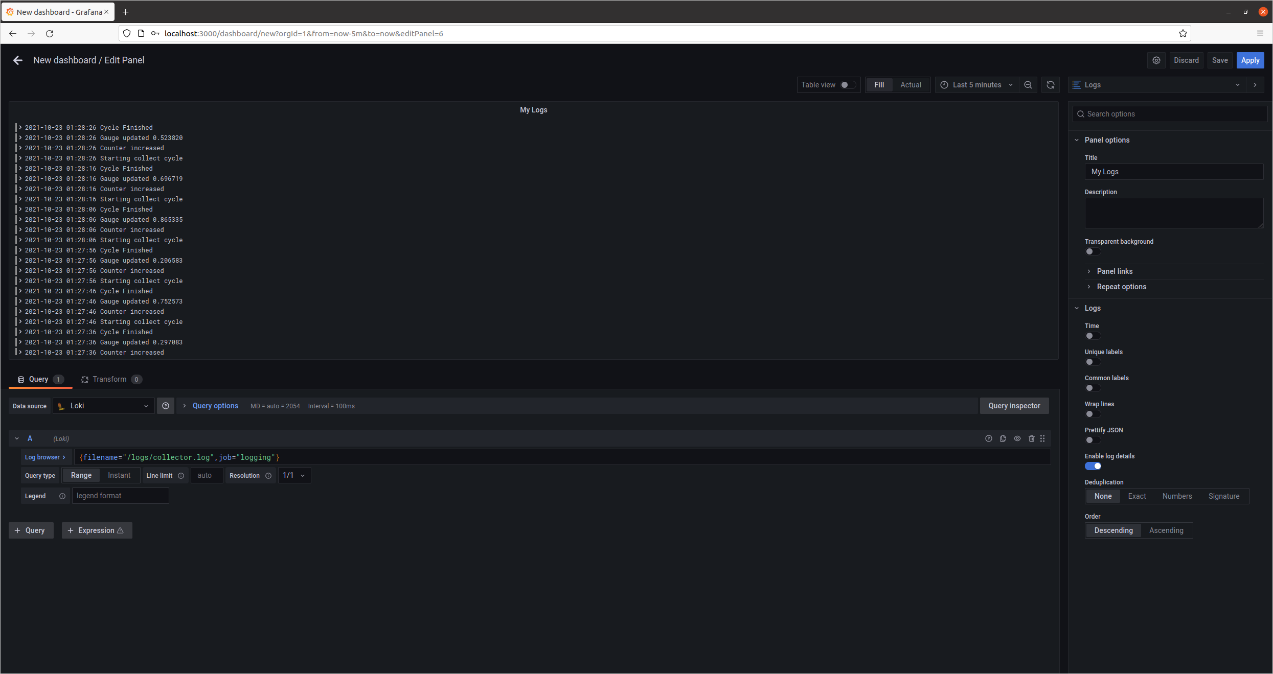 Prometheus, Loki, Grafana를 이용한 모니터링 시스템 구축